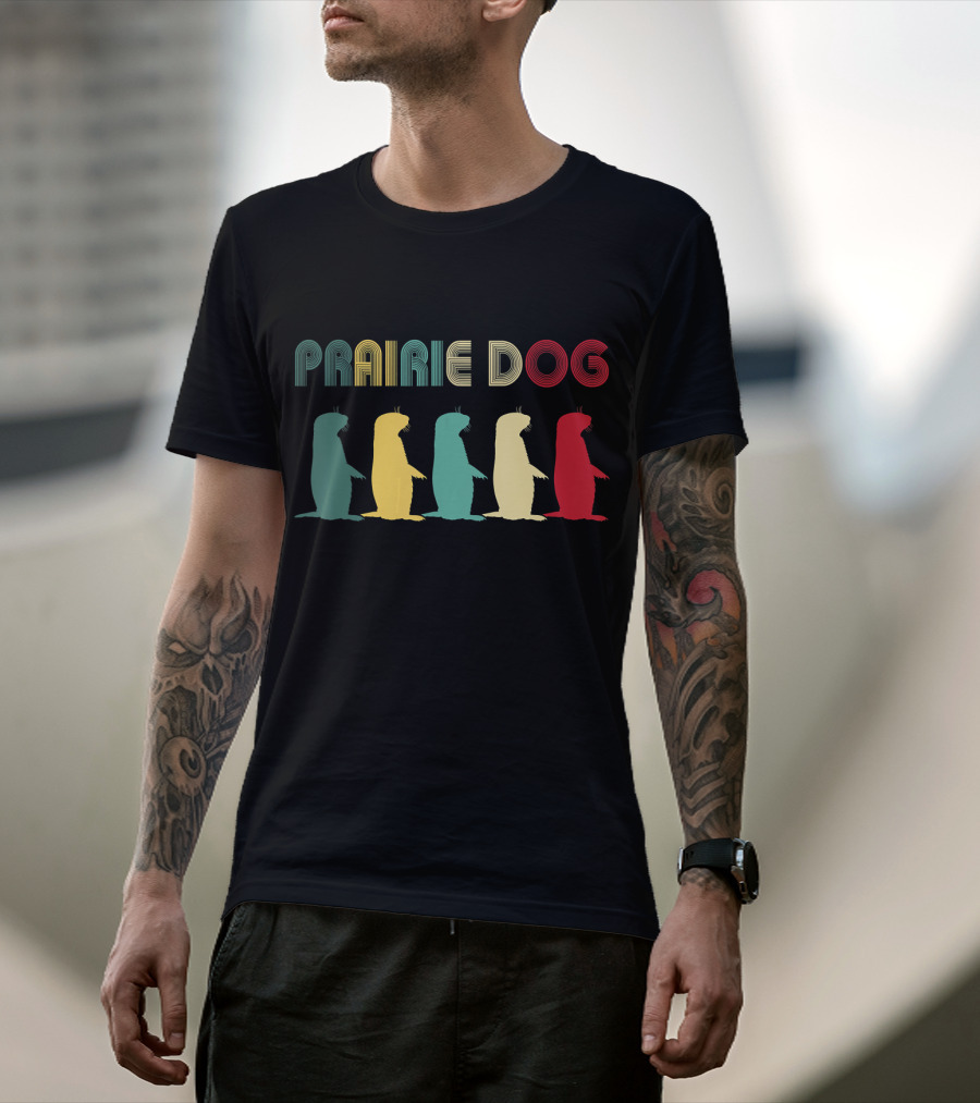 Vintage Prairie Dog Retro T-Shirt