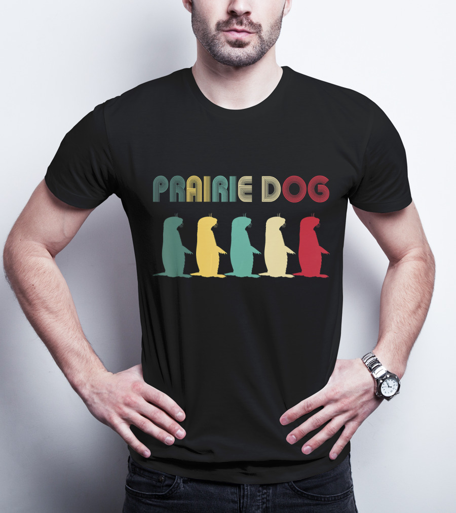 Vintage Prairie Dog Retro T-Shirt