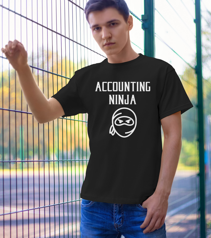Accounting Ninja Funny Tax Accountant T-Shirt