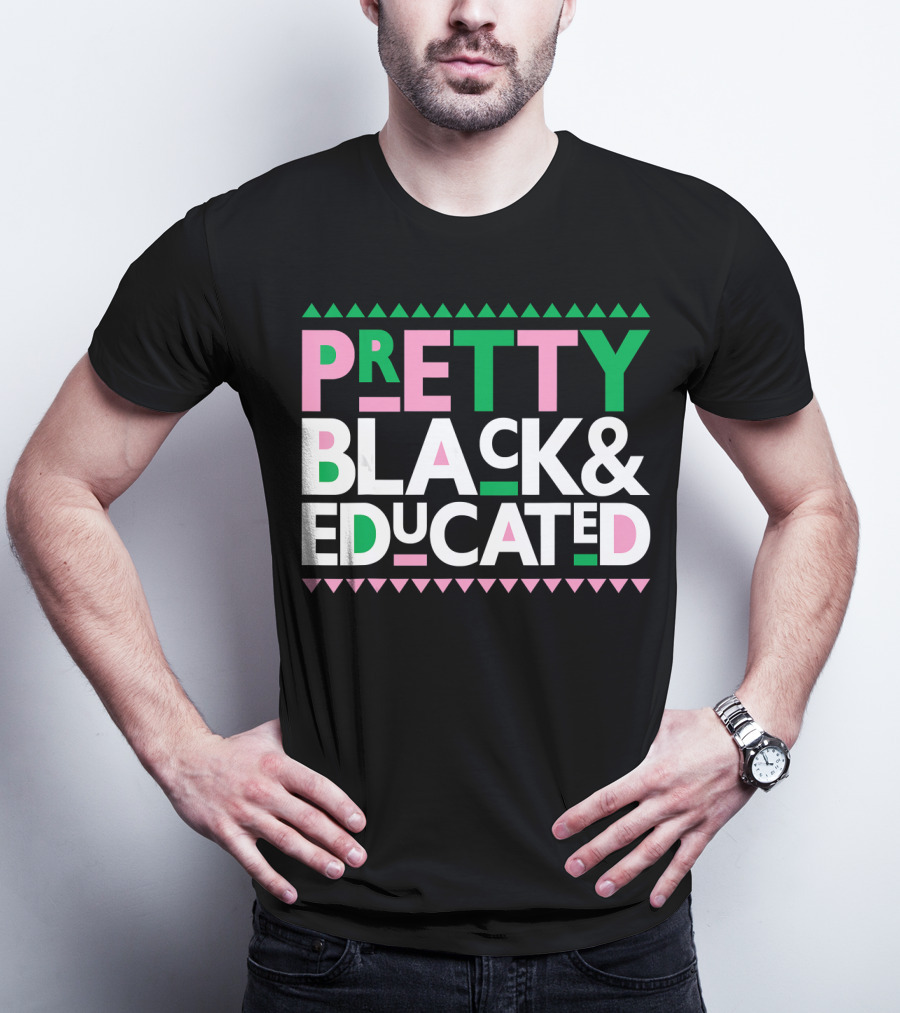 Pretty Black And Educated AKA Sorority T-Shirt