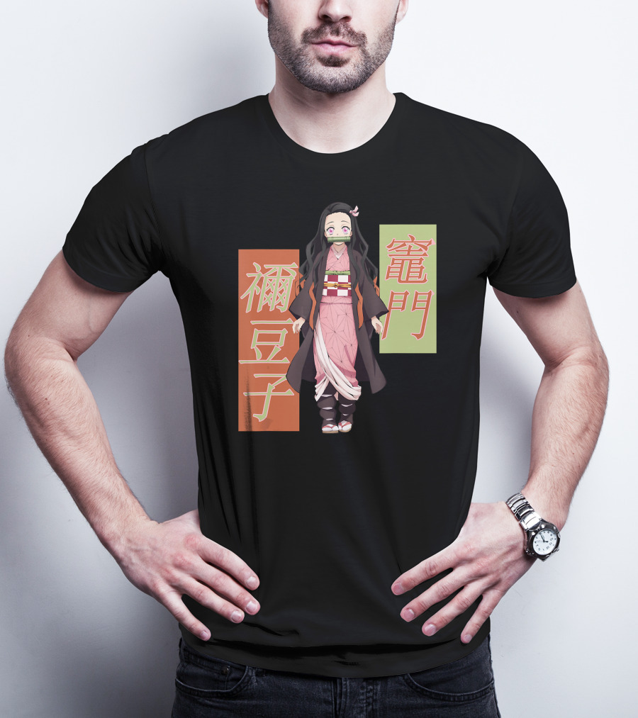 Demon Slayer Nezuko Kanji Character T-Shirt