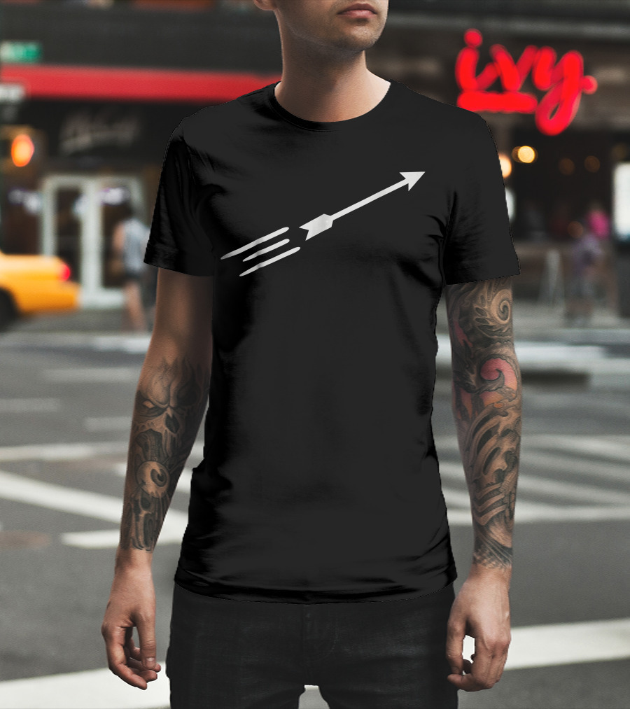 Archery Arrow With Swift Motion Streaks T-Shirt