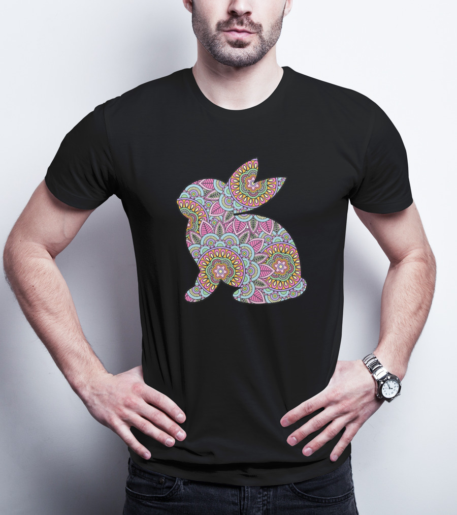 Easter Bunny Floral T-Shirt