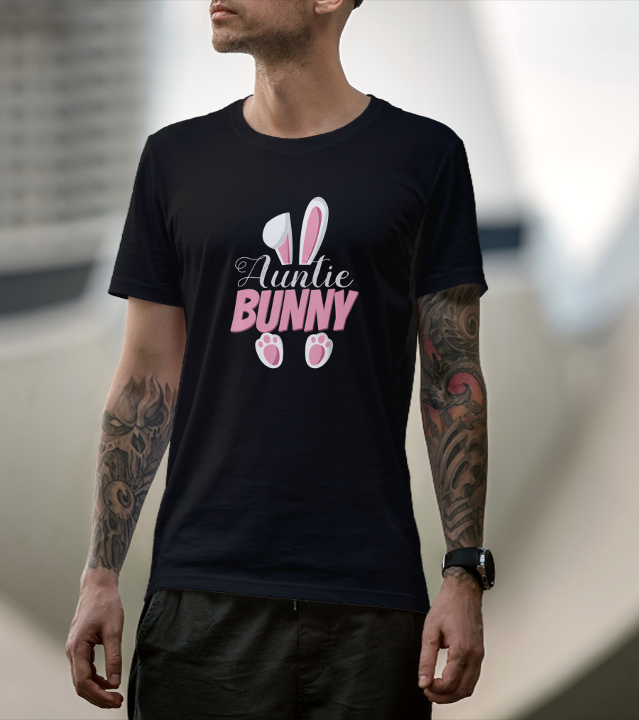 Auntie Bunny Cute Easter Rabbit Family T-Shirt