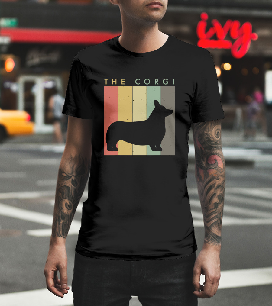 The Corgi Retro Vintage Dog T-Shirt