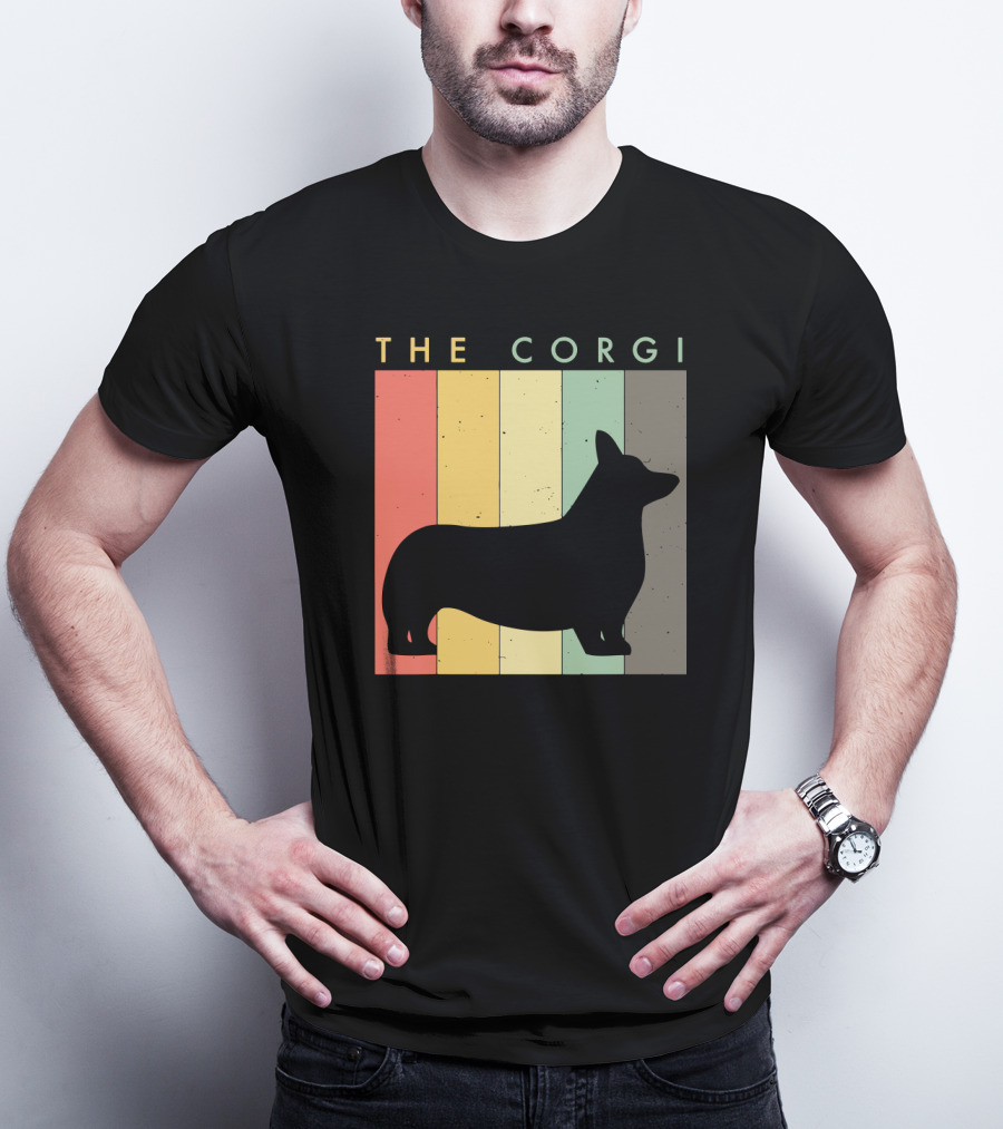 The Corgi Retro Vintage Dog T-Shirt