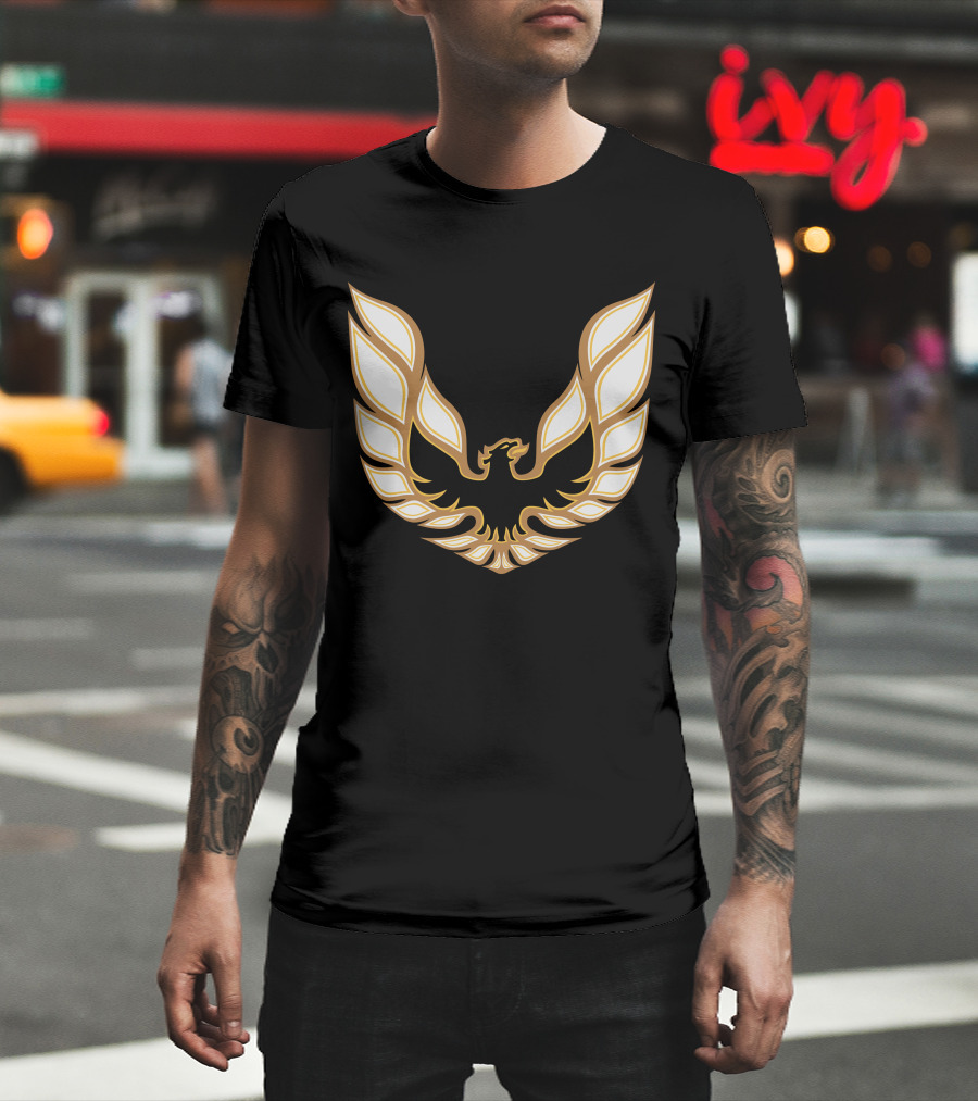 Pontiac Firebird Iconic Gold Phoenix T-Shirt