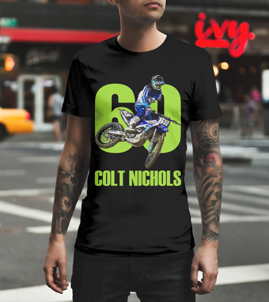 Colt Nichols 60 Motocross Rider Action T-Shirt