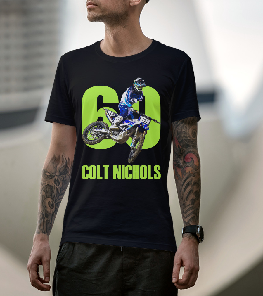 Colt Nichols 60 Motocross Rider Action T-Shirt