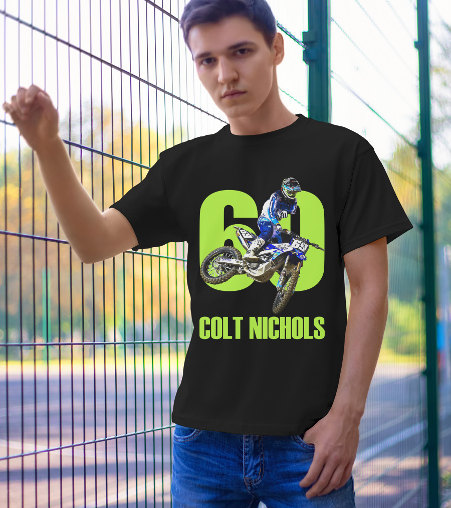 Colt Nichols 60 Motocross Rider Action T-Shirt