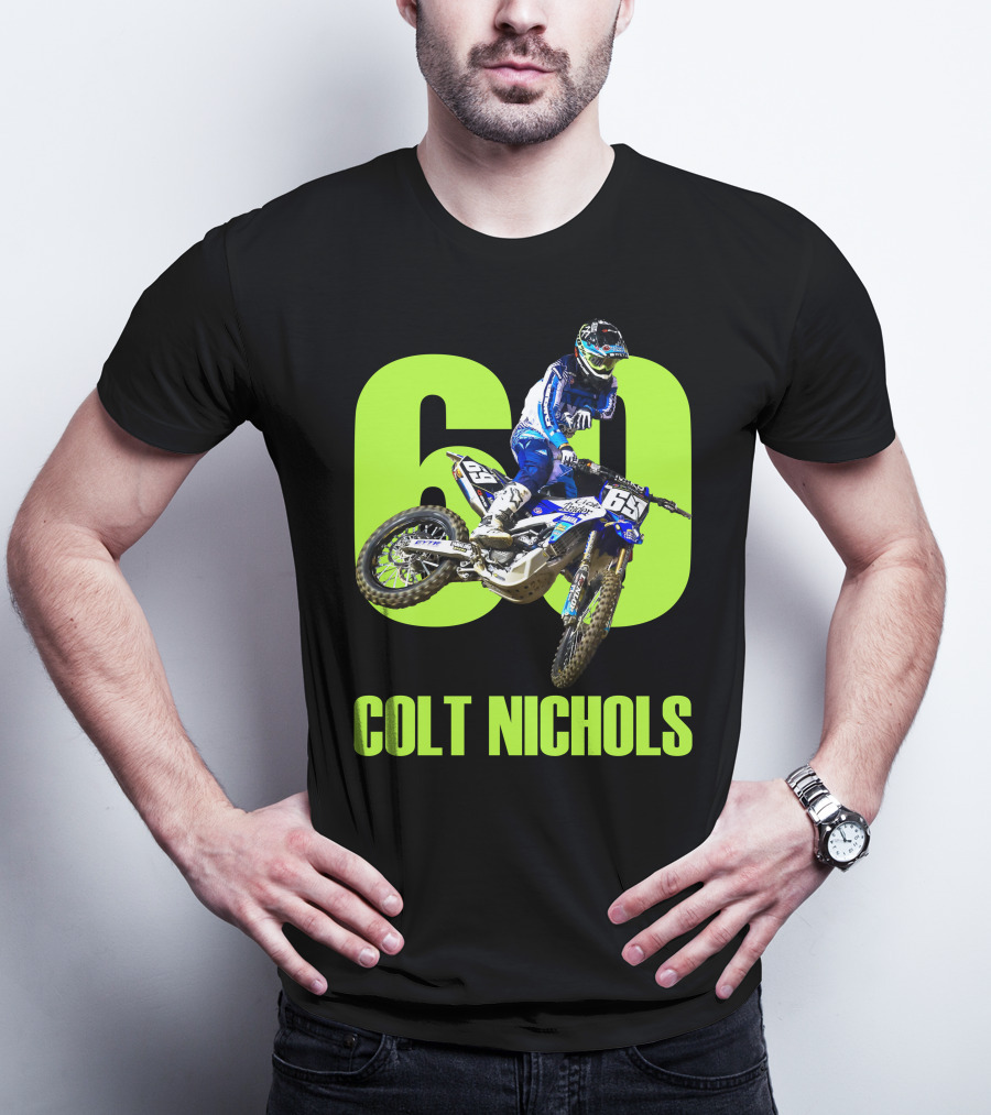 Colt Nichols 60 Motocross Rider Action T-Shirt