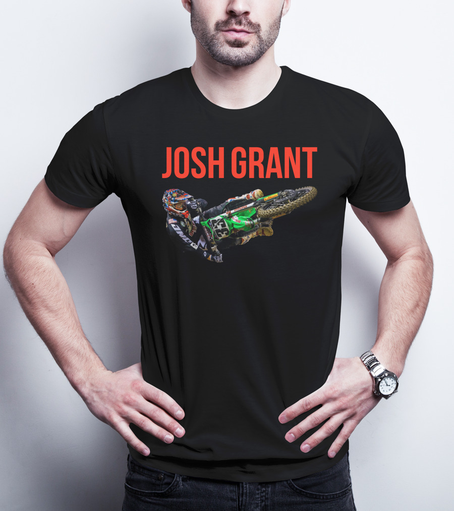 Josh Grant Motocross Rider 33 Racing Action T-Shirt
