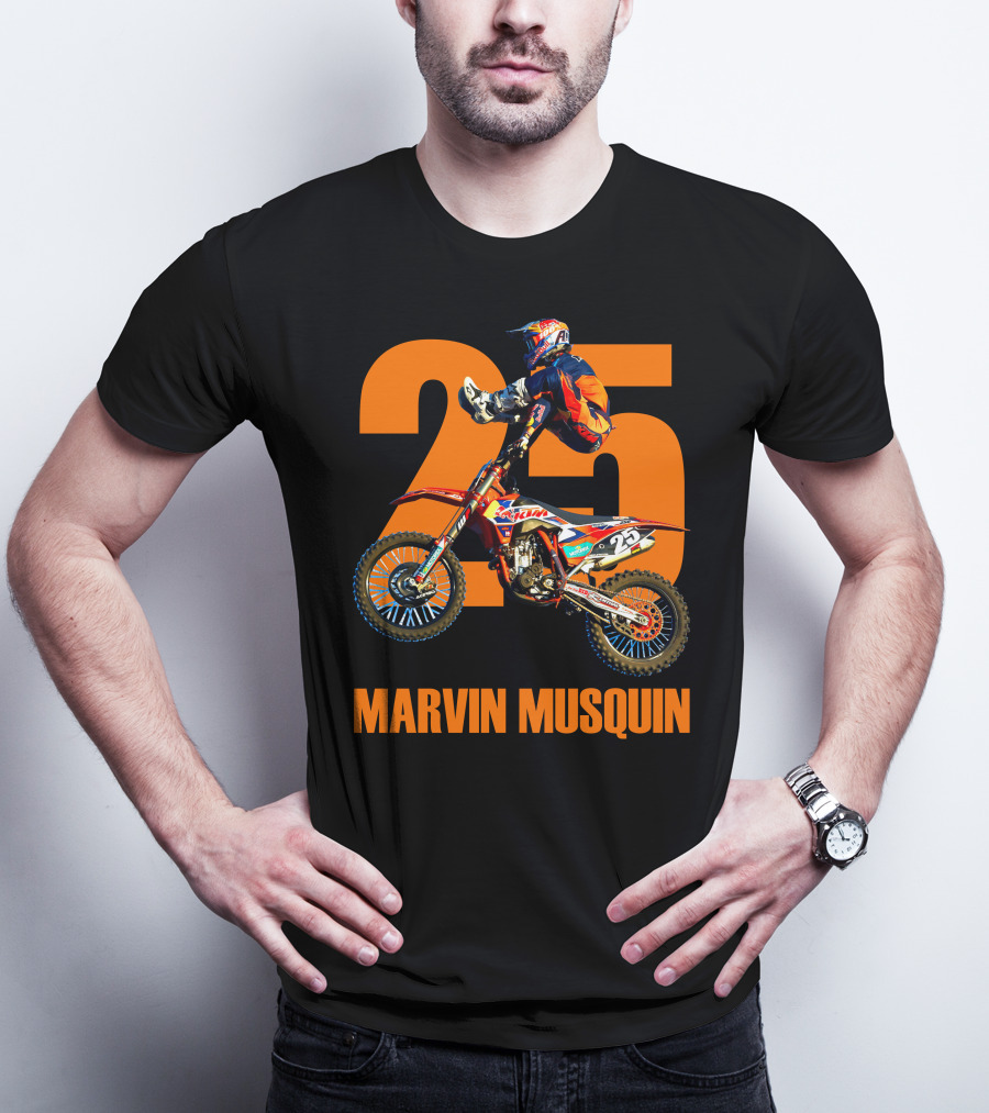 Marvin Musquin 25 KTM Motocross Stunt T-Shirt