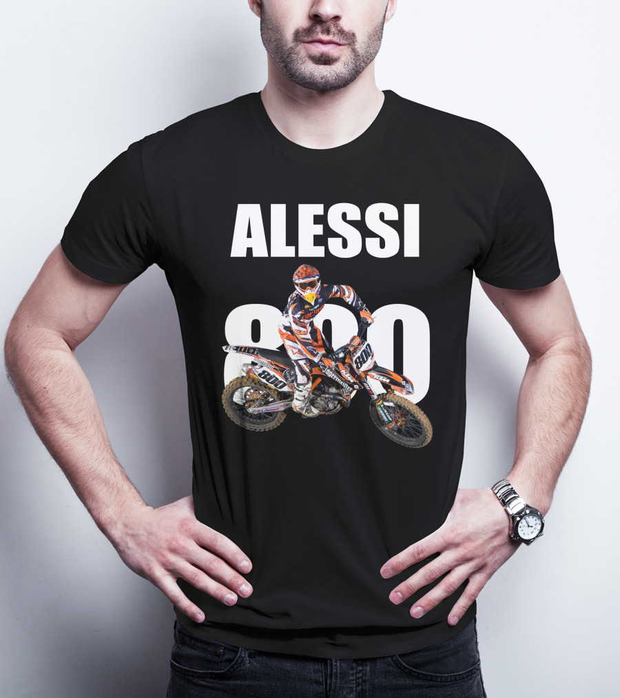 Alessi 800 Motocross Rider Racing Gear T-Shirt