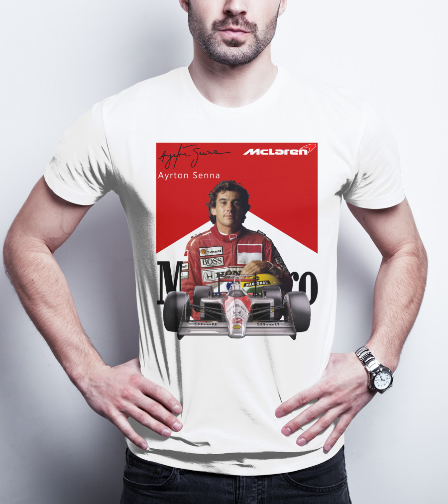 Ayrton Senna McLaren Racing Legend T-Shirt