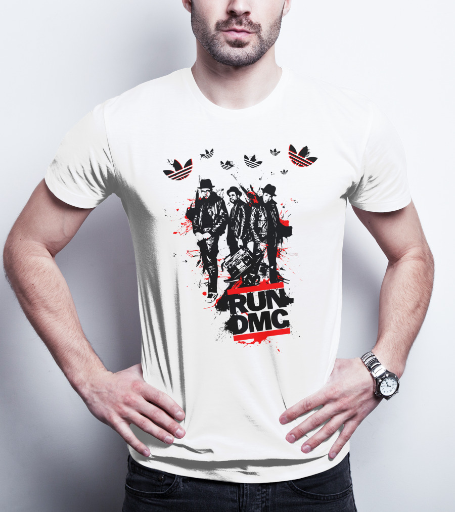 Run DMC Hip-Hop Legends With Symbols T-Shirt