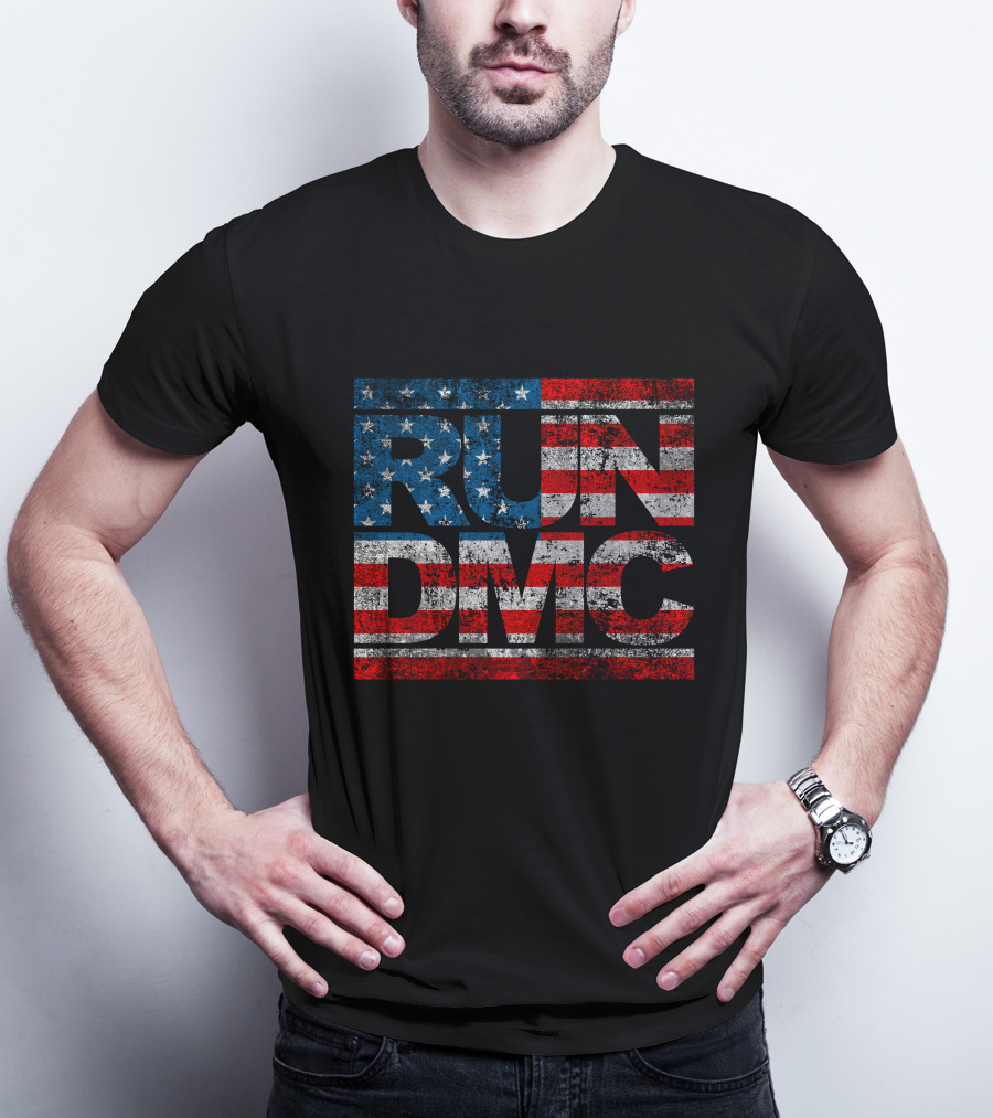 RUN DMC American Flag Style 63 T-Shirt