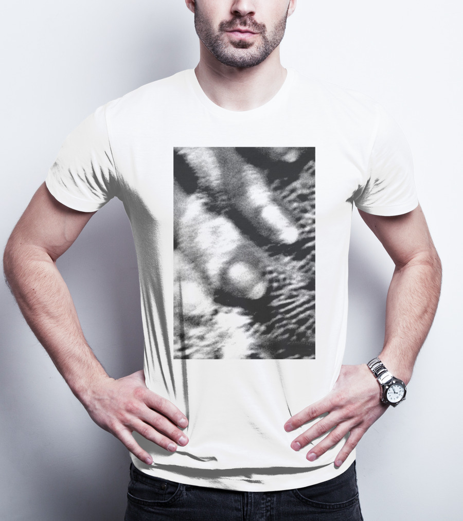 Cocteau Twins 18 Monochrome Abstract Texture T-Shirt