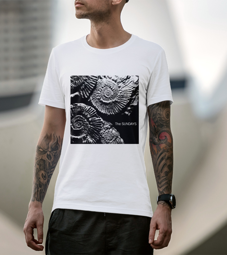 The Sundays Cocteau Twins Ammonite Fossil T-Shirt