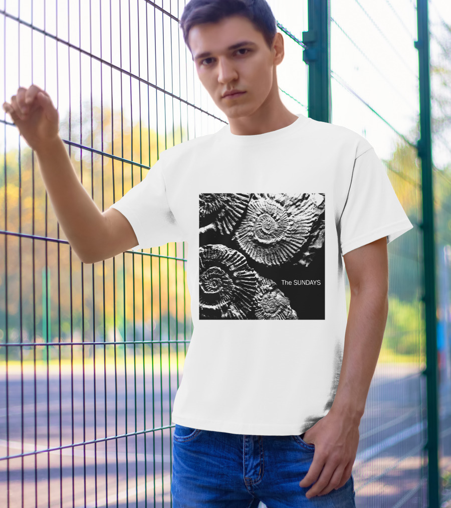 The Sundays Cocteau Twins Ammonite Fossil T-Shirt