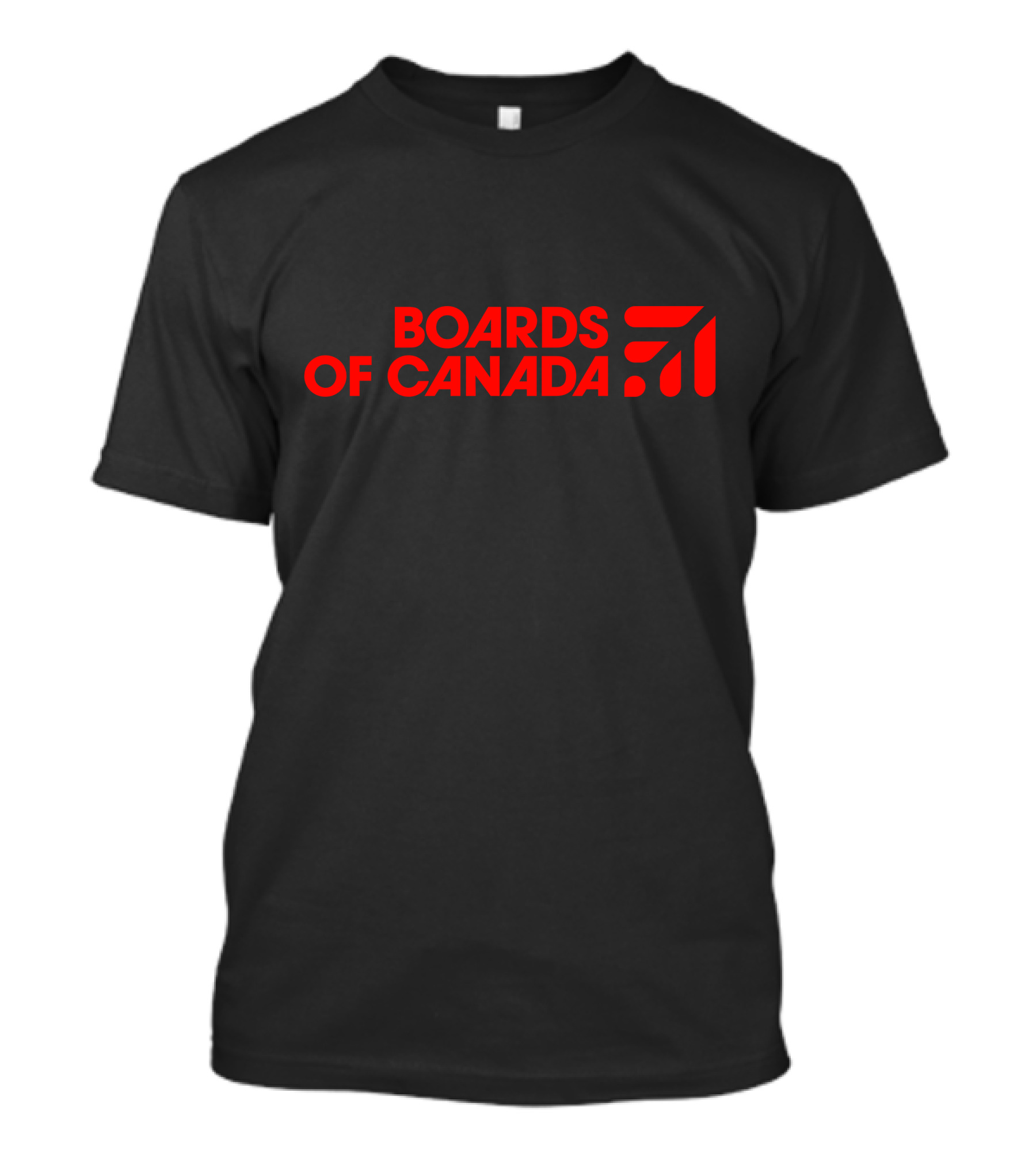 Boards Of Canada Red Logo With Graphic Element T-Shirt