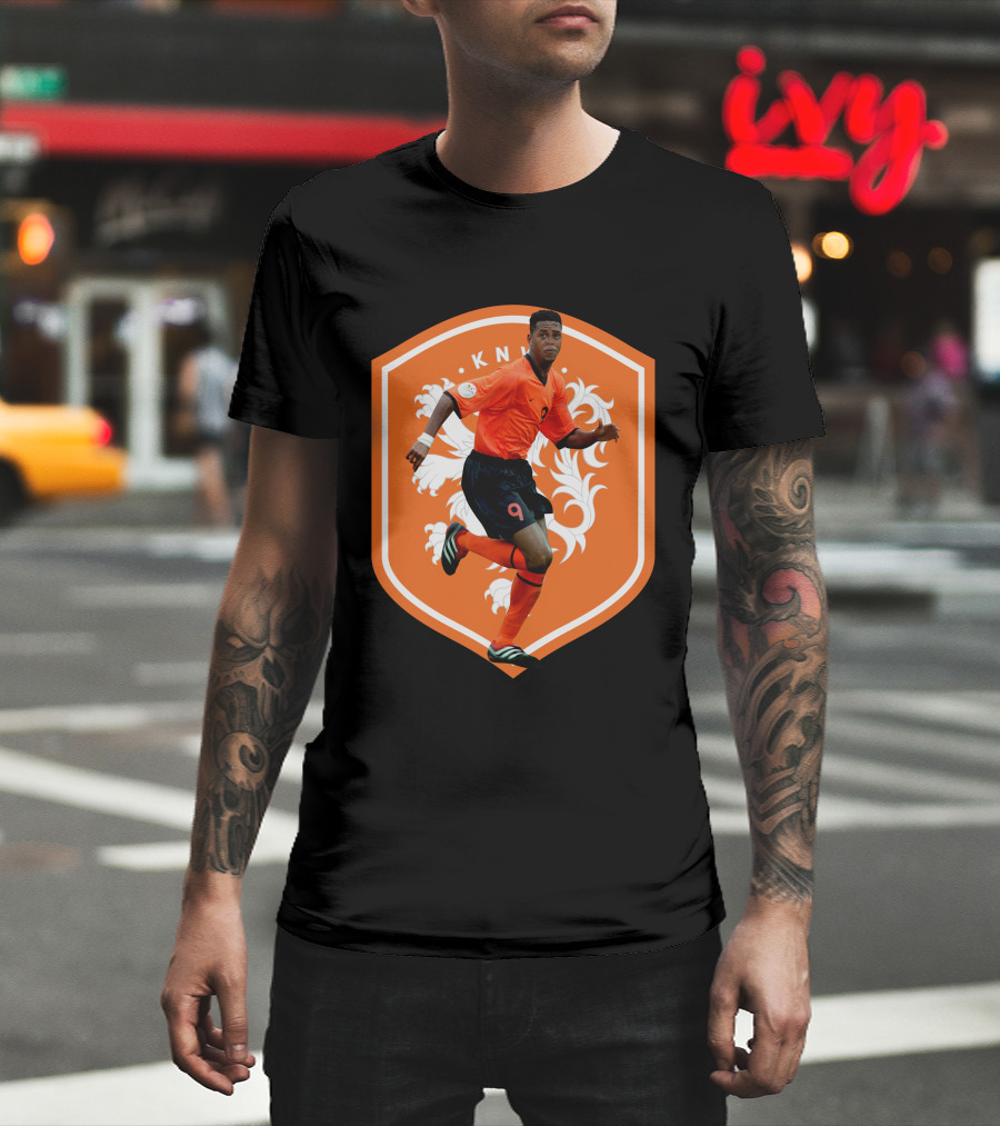 KNVB Oranje Kluivert 9 Football Legend T-Shirt