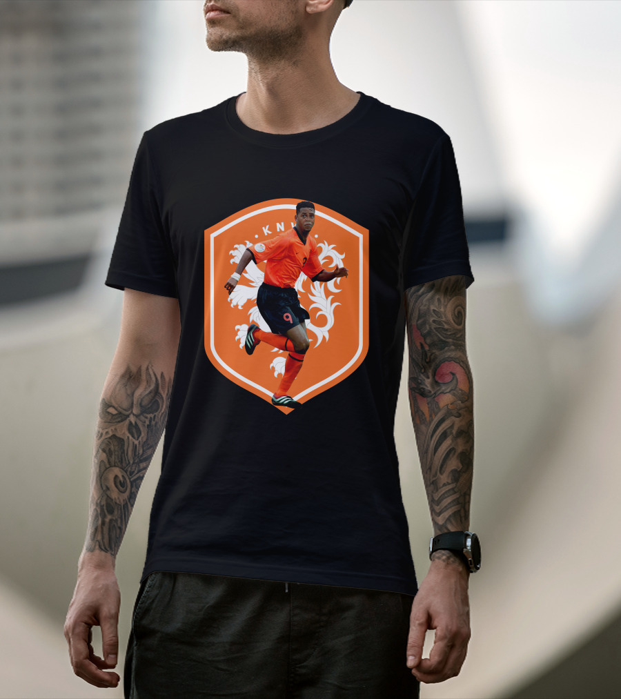 KNVB Oranje Kluivert 9 Football Legend T-Shirt