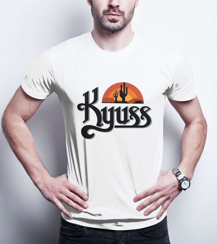 Kyuss Rock Metal Desert Sunset Stoner Hard T-Shirt