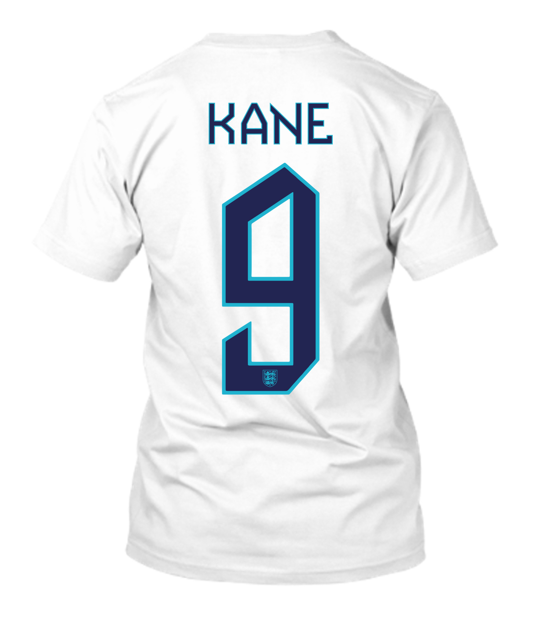 Harry Kane 9 England National Football Team Crest T-Shirt