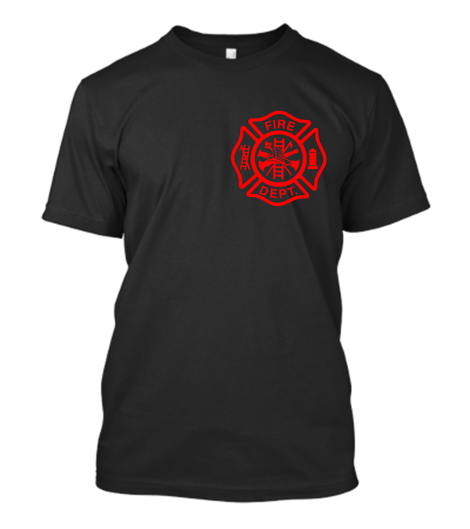 There Is A Her In Brotherhood Fire Dept Maltese Cross T-Shirt