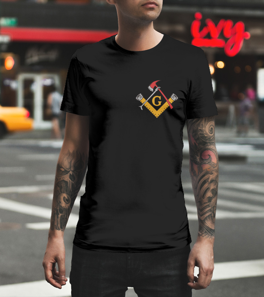 G Firefighter Axe Hose Hydrant T-Shirt