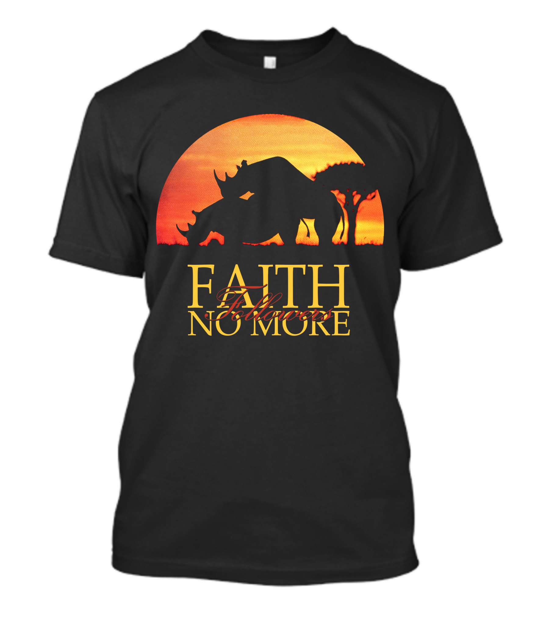 Faith No More Easy Followers Rhino Sunset T-Shirt