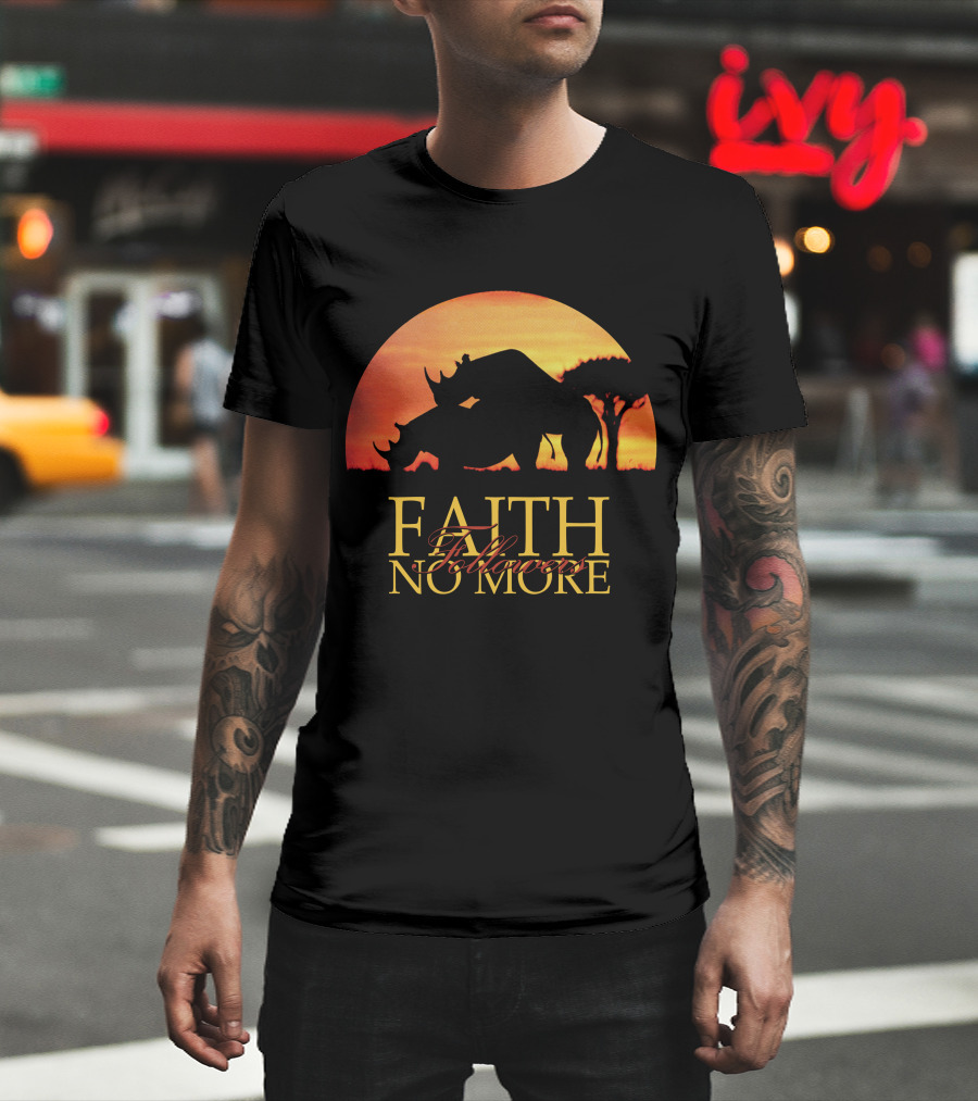 Faith No More Easy Followers Rhino Sunset T-Shirt