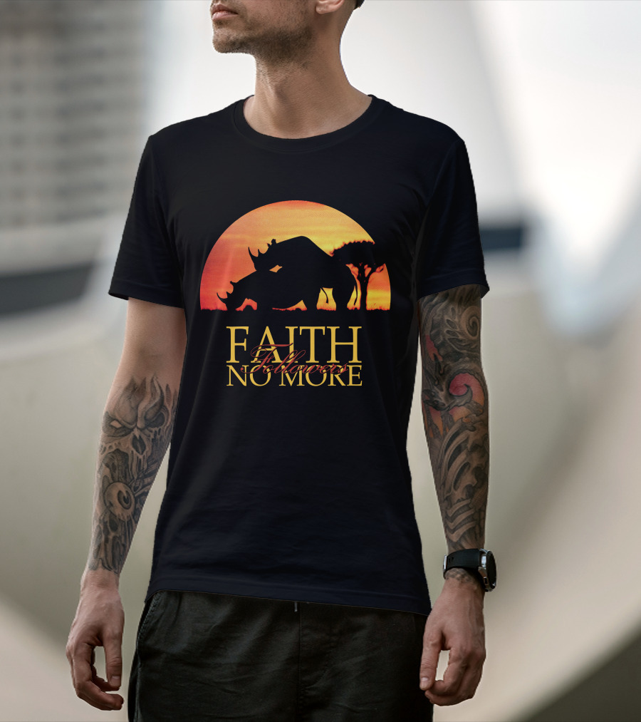 Faith No More Easy Followers Rhino Sunset T-Shirt
