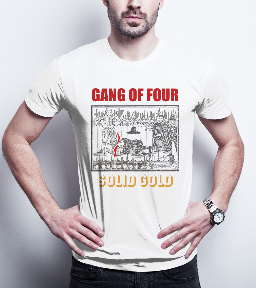 Gang Of Four Solid Gold Medieval Execution T-Shirt