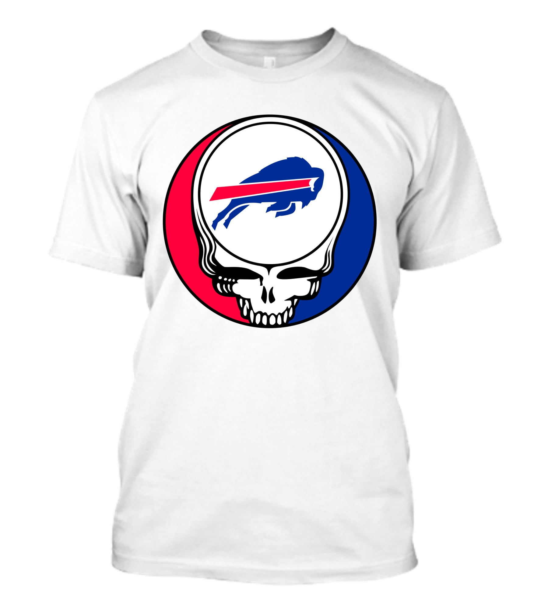 Buffalo Bills Grateful Dead Skull Circle T-Shirt