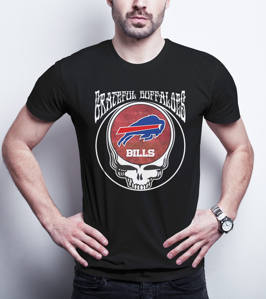 Grateful Buffaloes Bills Skull T-Shirt