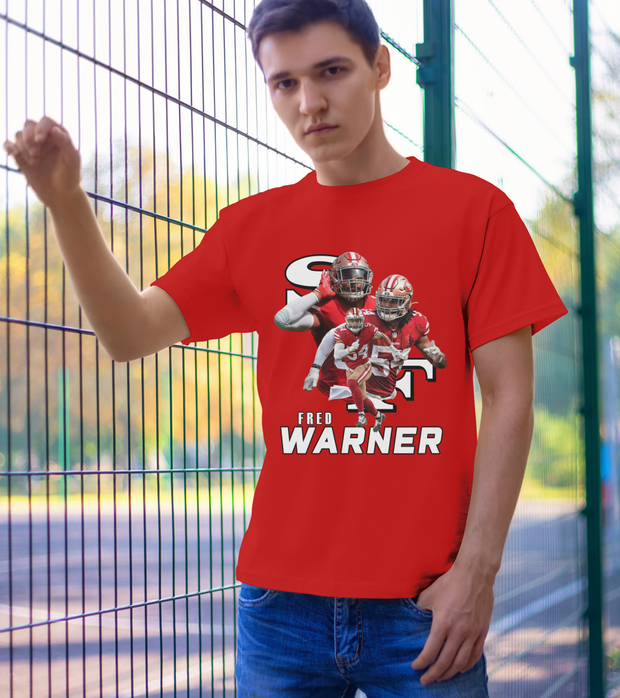 Fred Warner 49ers SF Football Number 54 T-Shirt