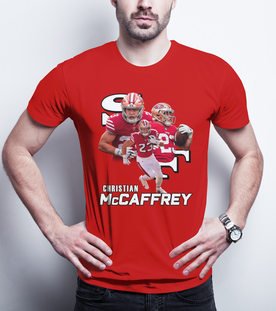 Christian McCaffrey 49ers Football Number 23 T-Shirt