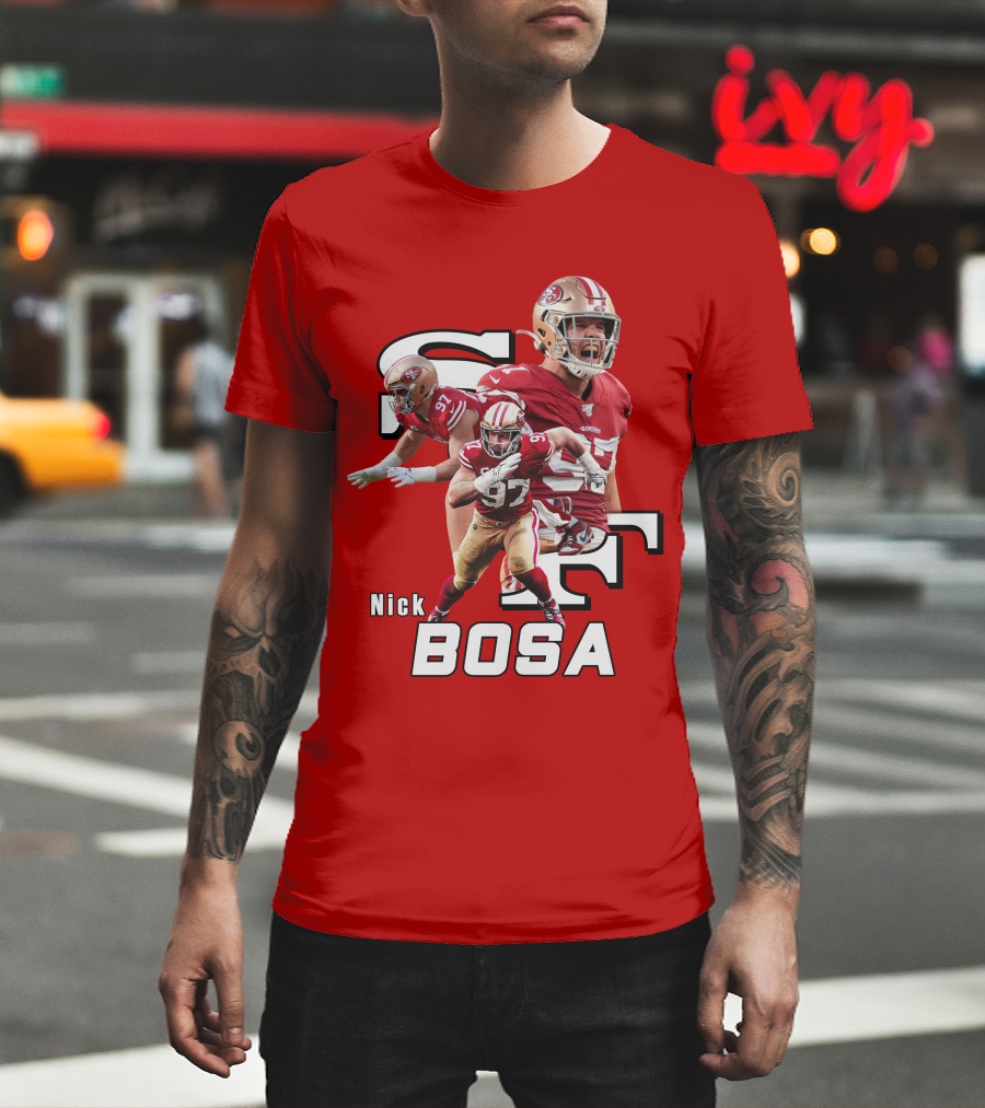 Nick Bosa 49ers Football Player SF T-Shirt