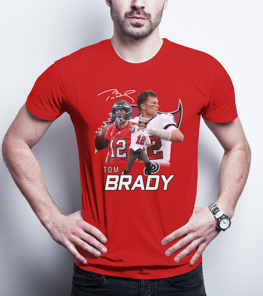 Tom Brady 12 Buccaneers Quarterback T-Shirt