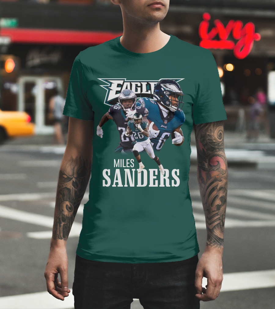 Eagles MS26 Running Back Action Play T-Shirt