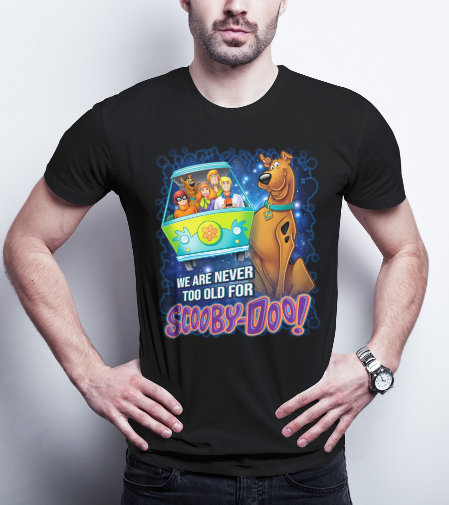 Scooby-Doo Mystery Machine We Are Never Too Old For Adventure T-Shirt
