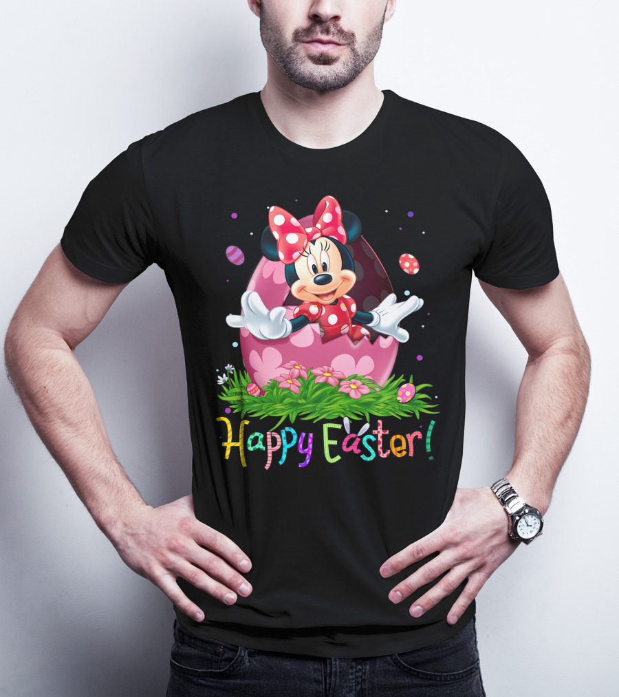 Minnie Mouse Happy Easter Egg Surprise T-Shirt