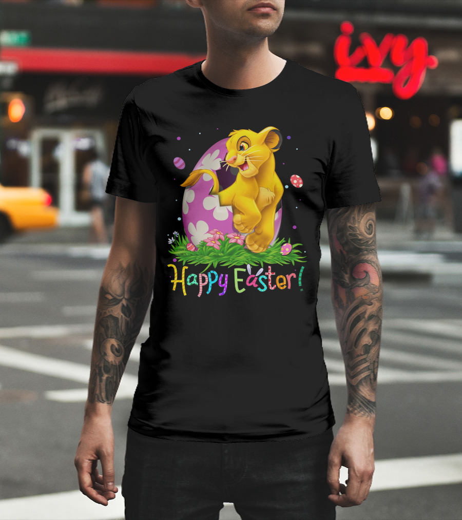 Simba Happy Easter Egg Celebration T-Shirt