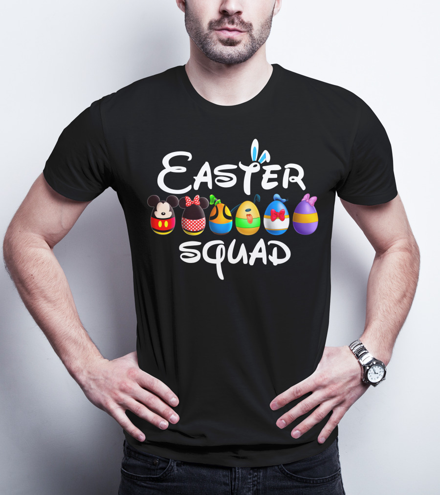 Easter Squad Disney-Inspired Eggs With Iconic Elements T-Shirt