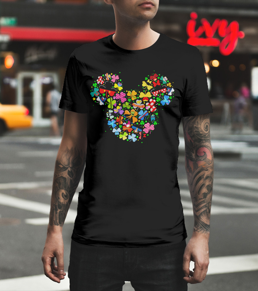 Disney Characters Mouse Ears Collage T-Shirt