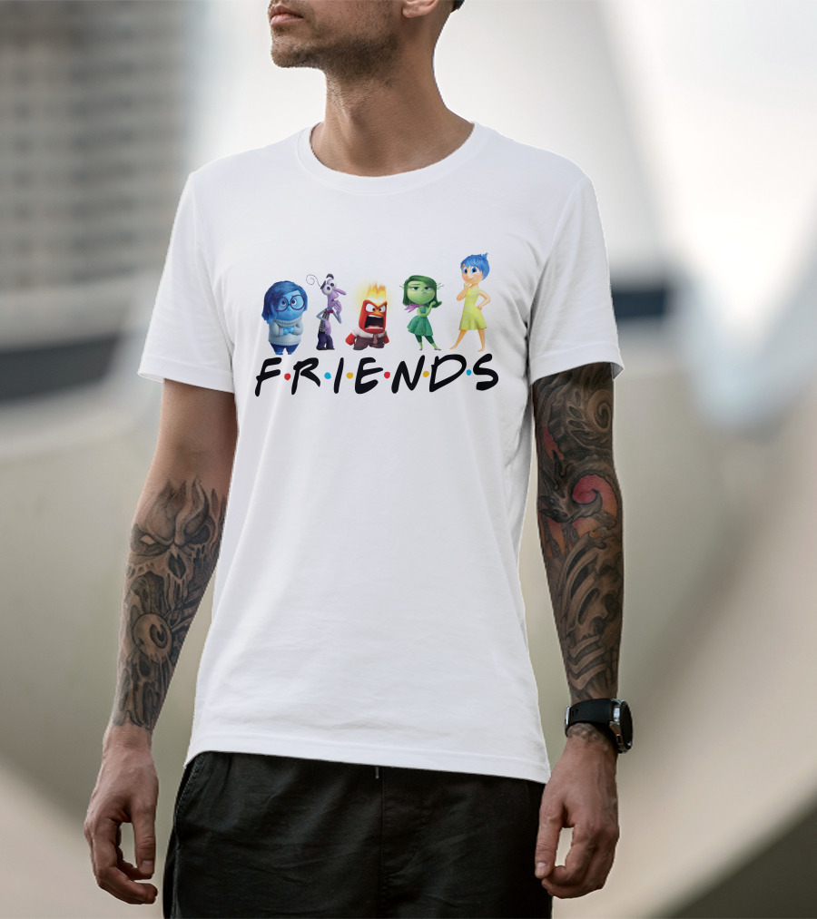 Friends Inside Out Characters T-Shirt