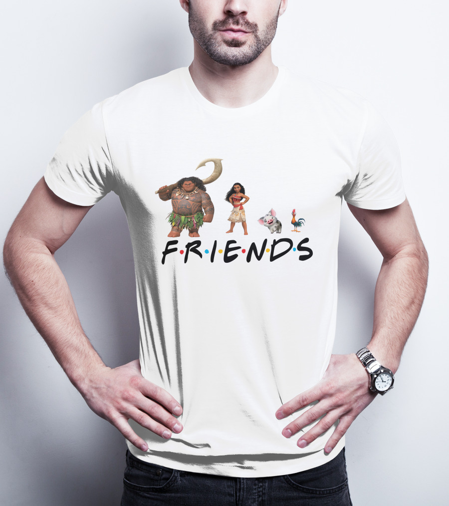 Moana Maui Pua Hei Hei Friends T-Shirt