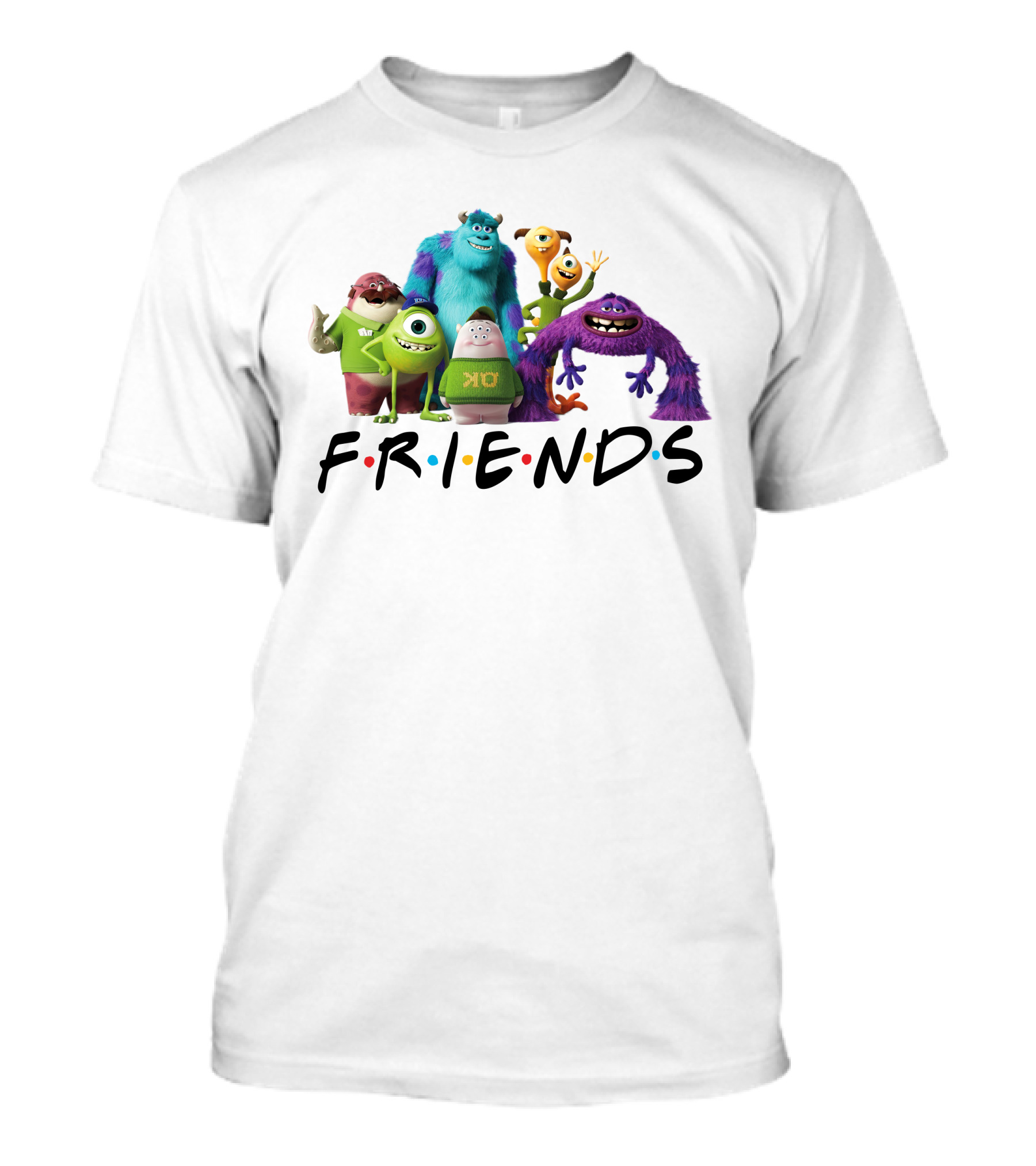 Monsters University Friends Pixar Characters T-Shirt